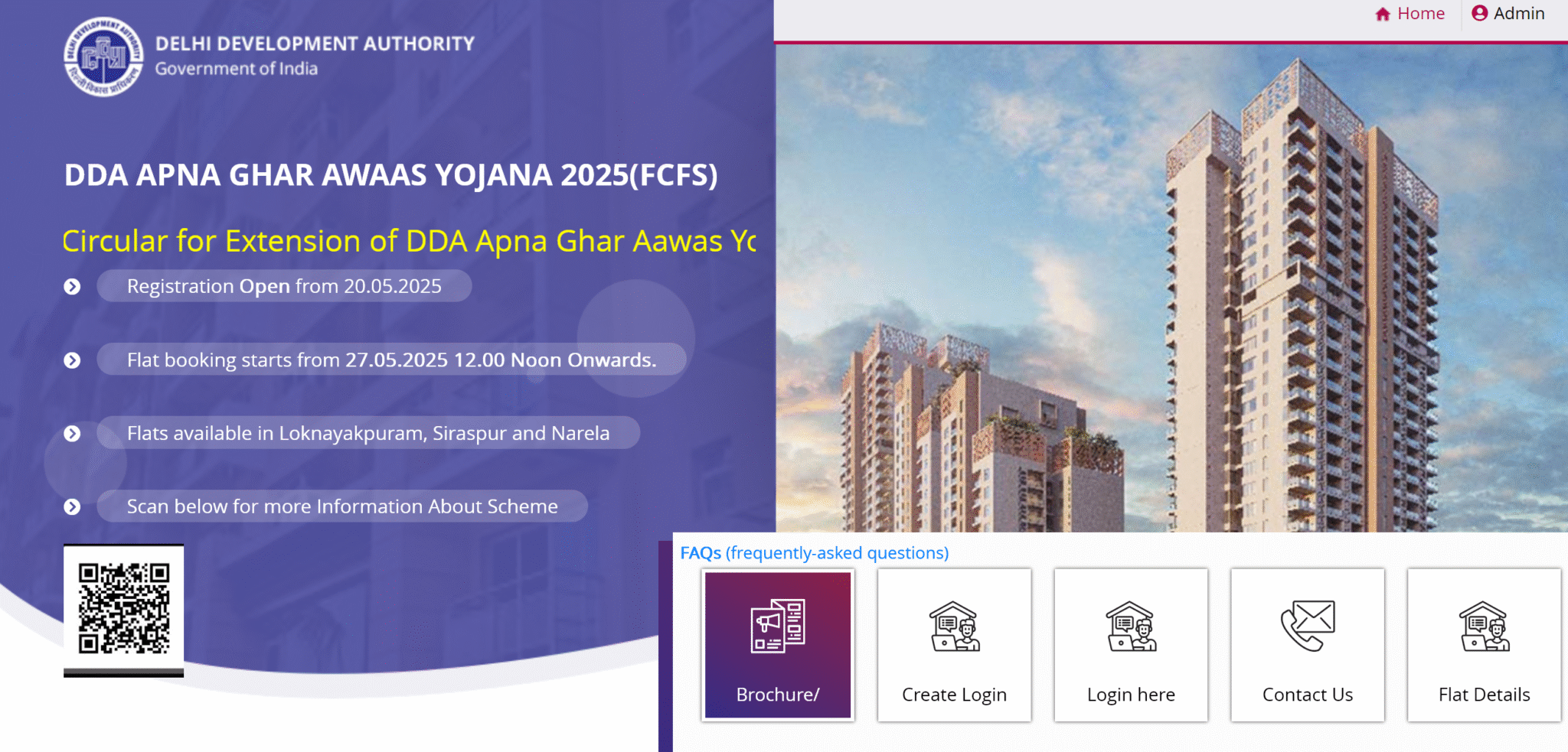 DDA Apna Ghar Awas Yojana 2025 - Last Date Extended, Check Locations ...